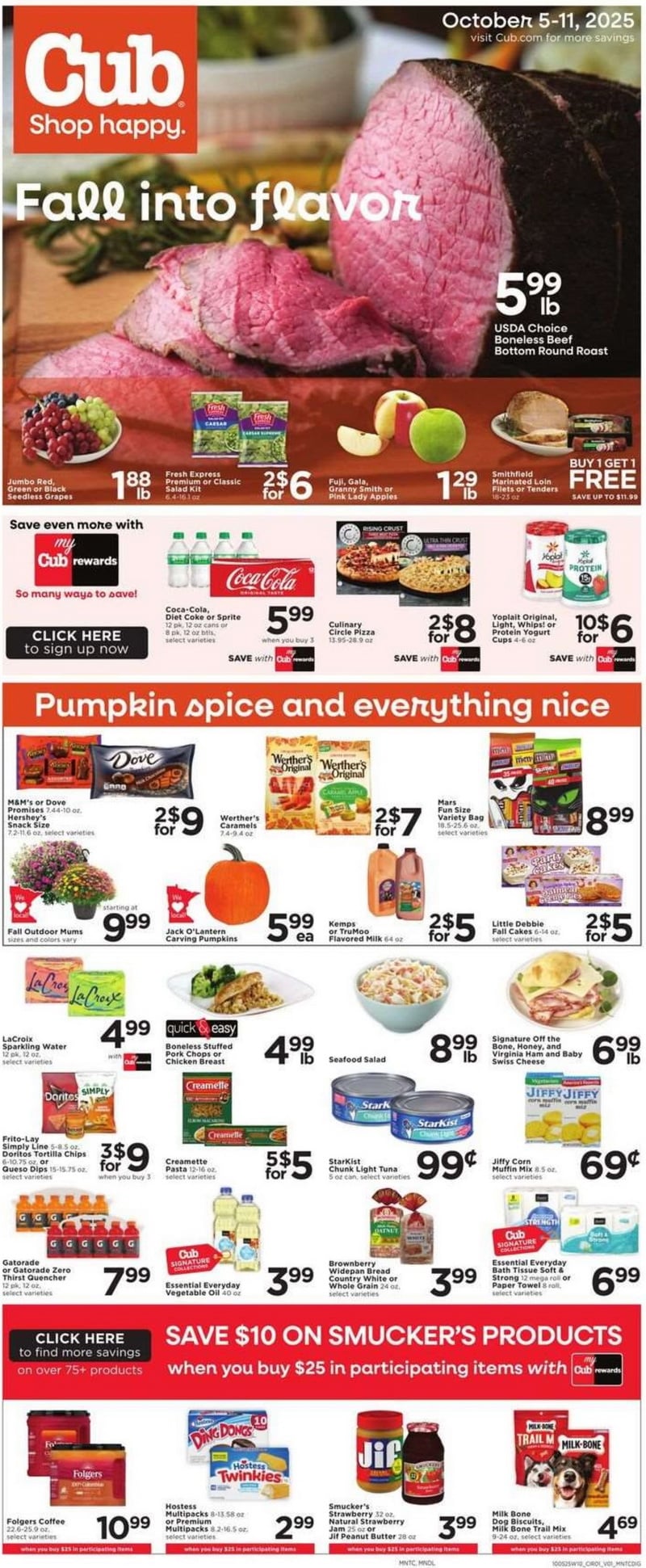 Cub Foods Weekly Ad Oct 05 – Oct 11, 2025