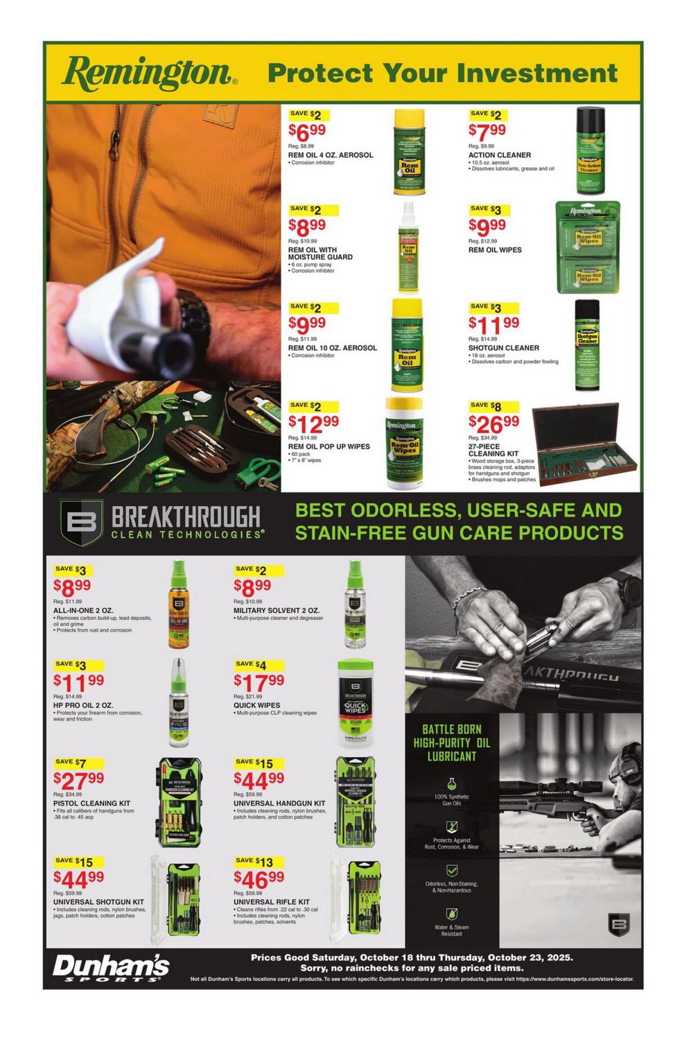Dunham's Sports Weekly Ad Oct 17 – Oct 23, 2025