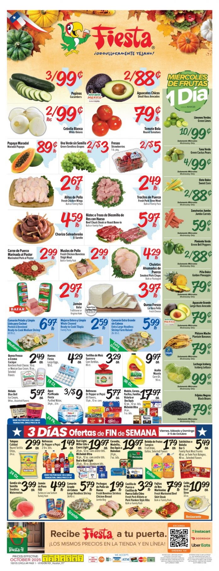 Fiesta Mart Weekly Ad Oct 01 – Oct 07, 2025
