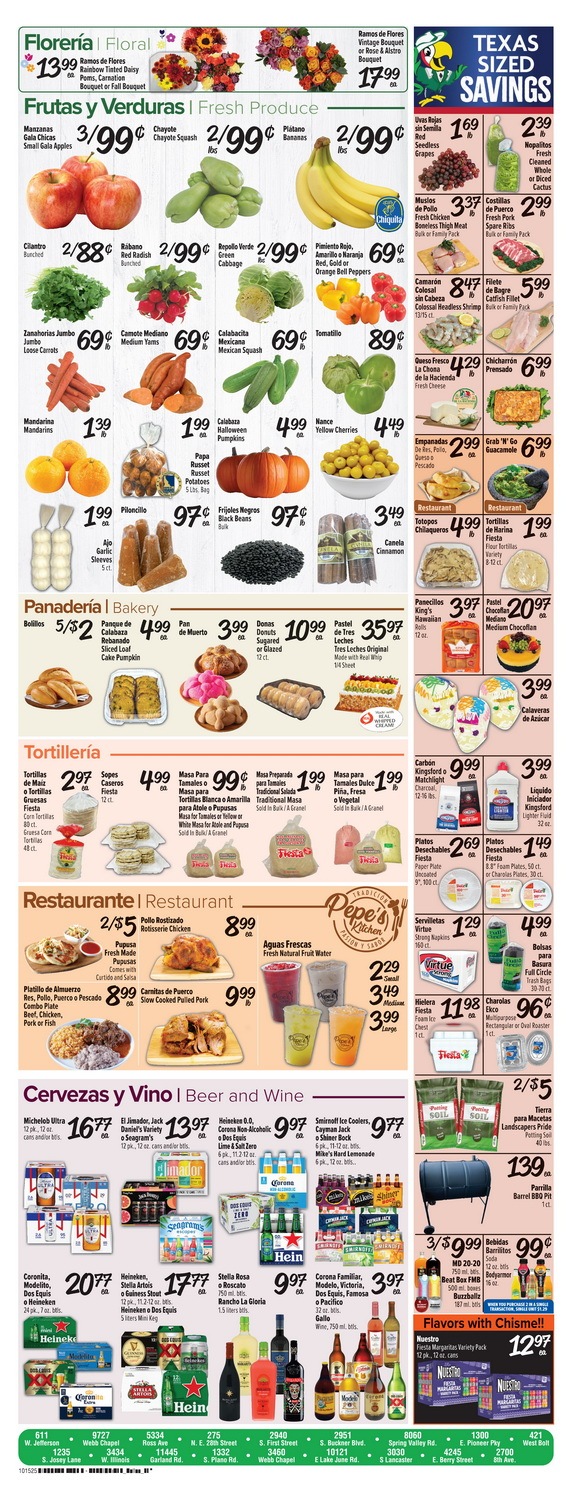 Fiesta Mart Weekly Ad Oct 15 – Oct 21, 2025