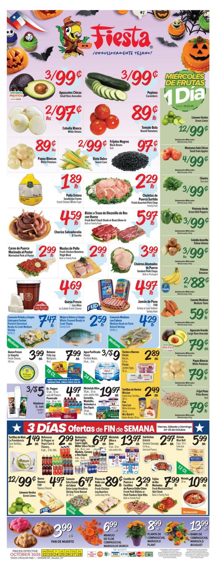 Fiesta Mart Weekly Ad Oct 22 – Oct 28, 2025