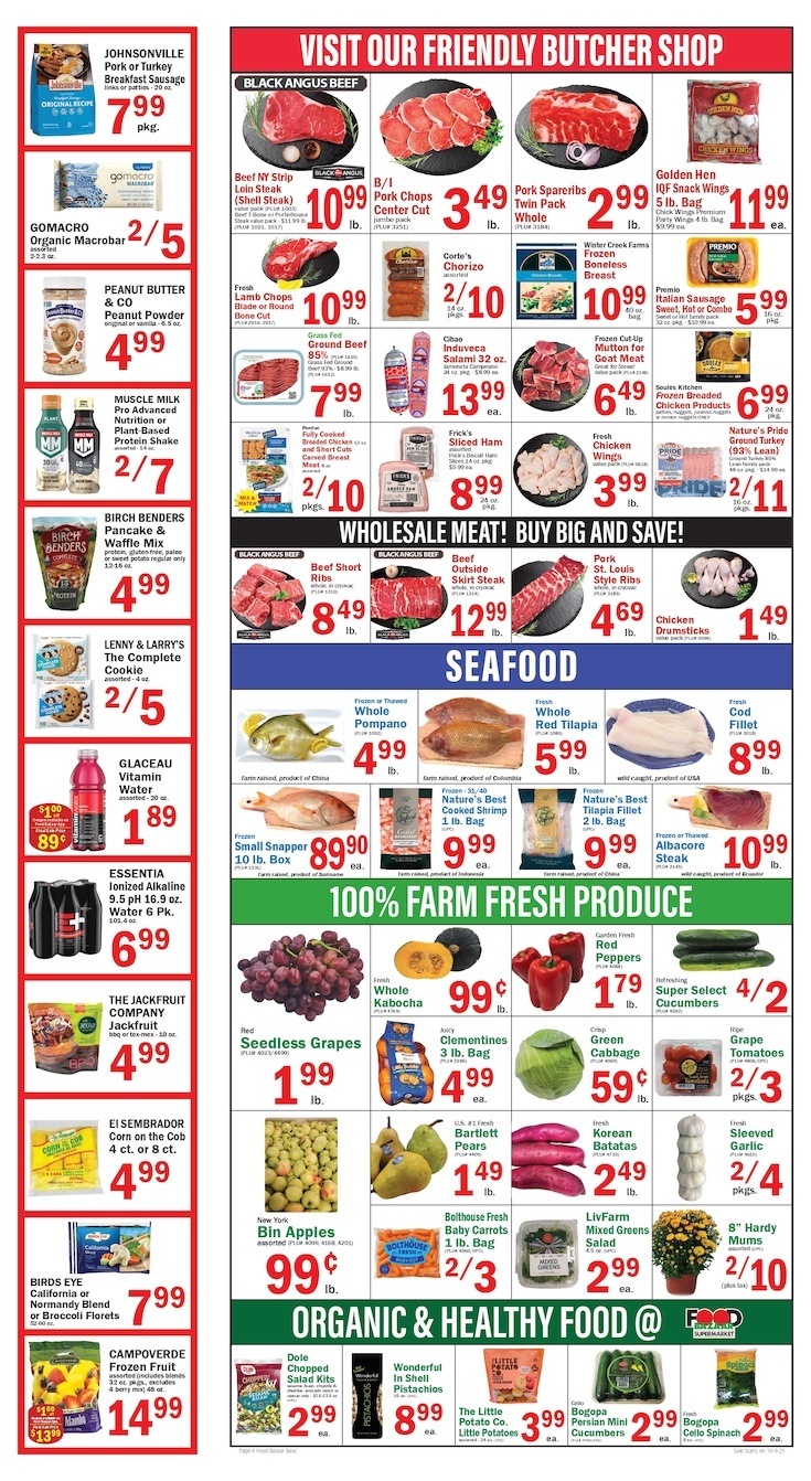 Food Bazaar Weekly Ad Oct 09 – Oct 15, 2025 (Halloween Promotion Included)