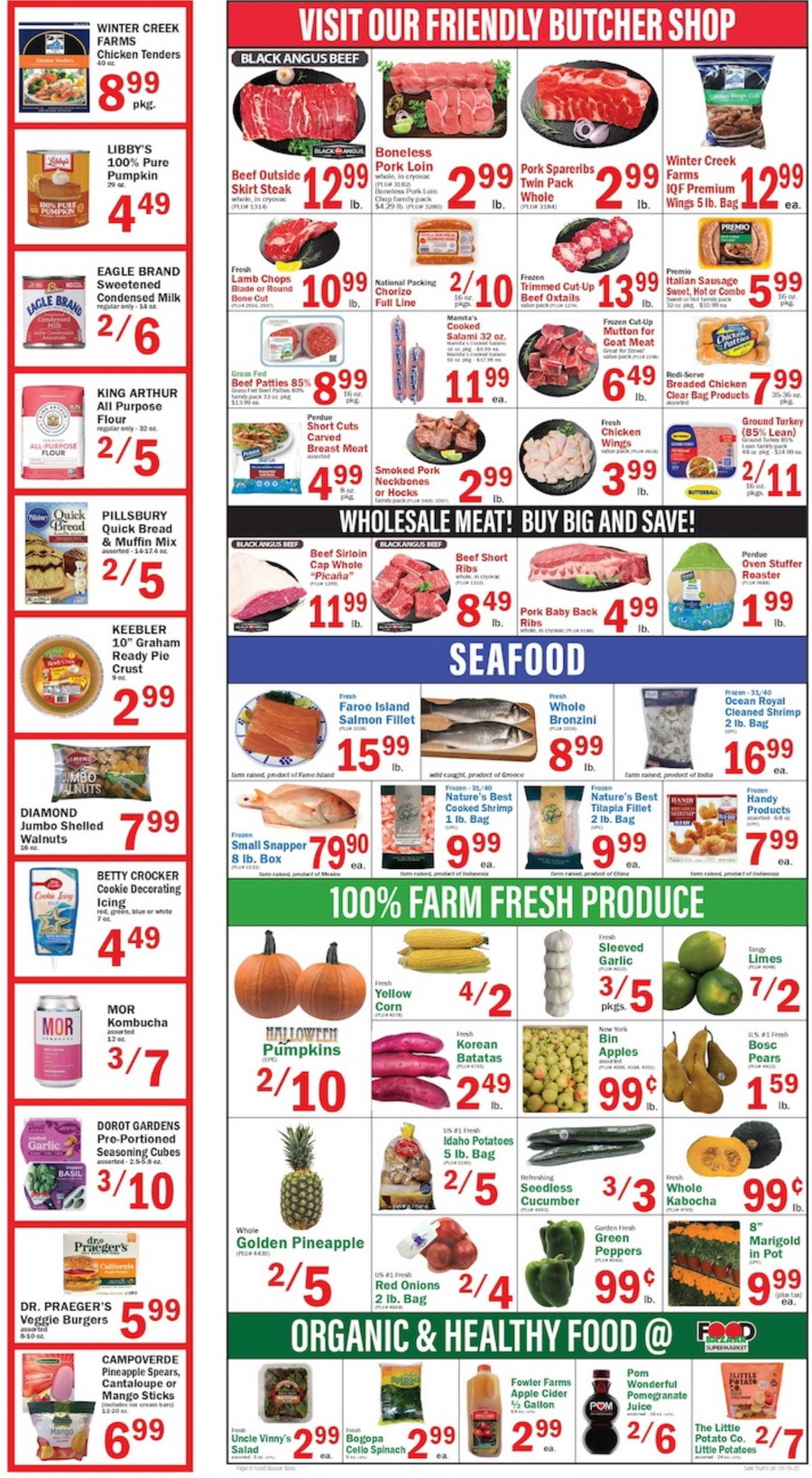 Food Bazaar Weekly Ad Oct 16 – Oct 22, 2025