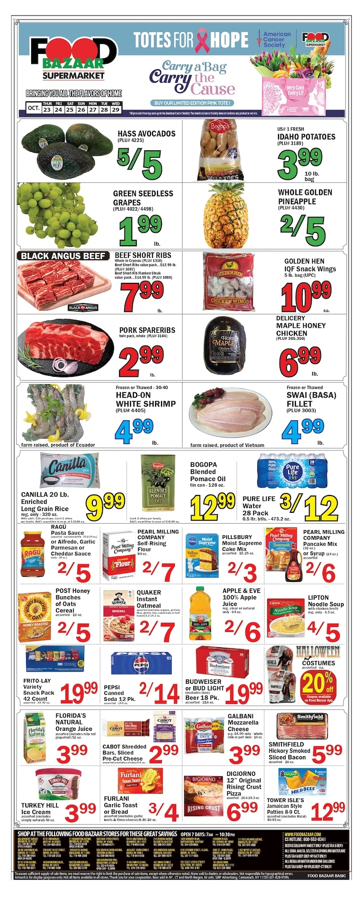 Food Bazaar Weekly Ad Oct 23 – Oct 29, 2025