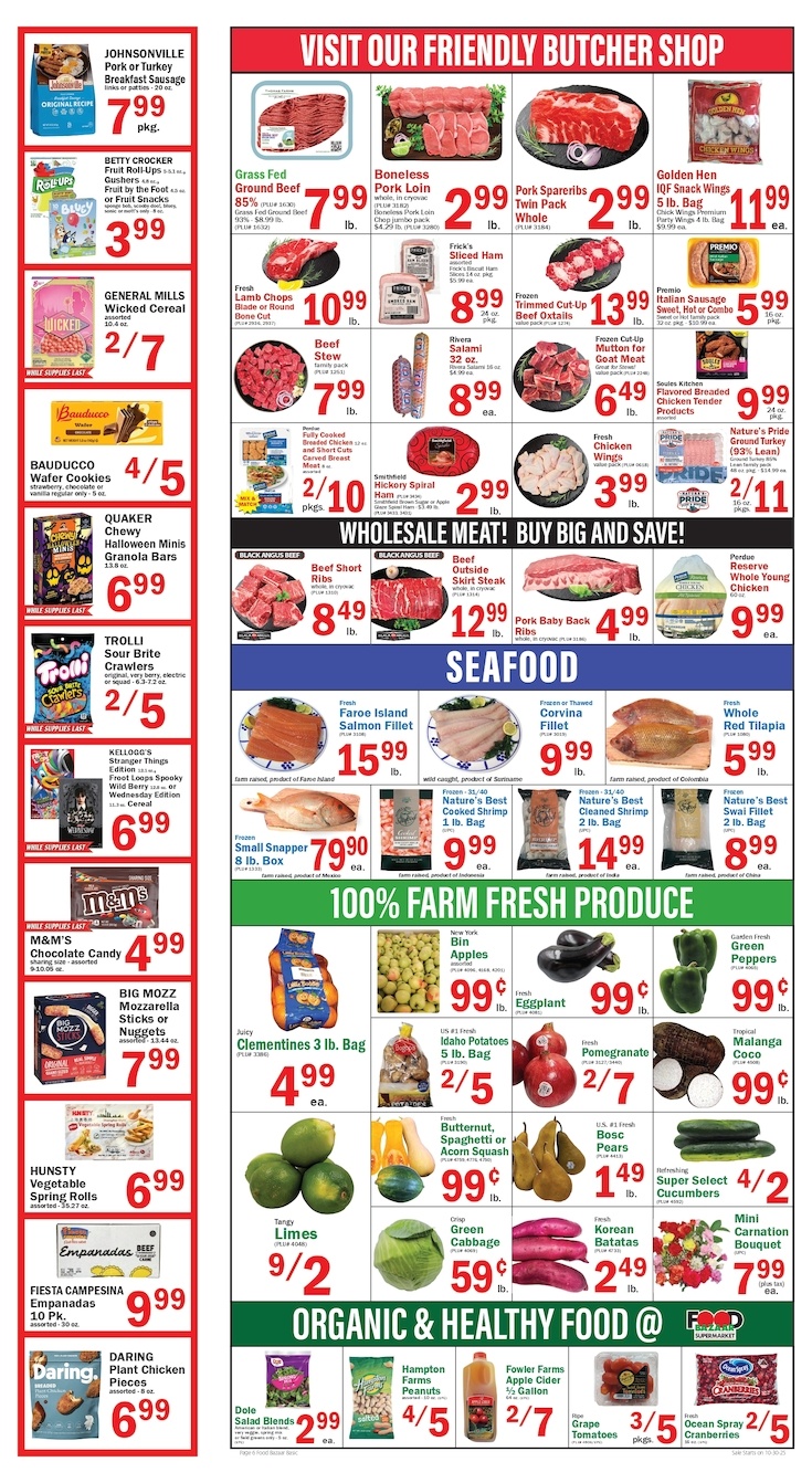 Food Bazaar Weekly Ad Oct 30 – Nov 05, 2025 (Thanksgiving Promotion ...