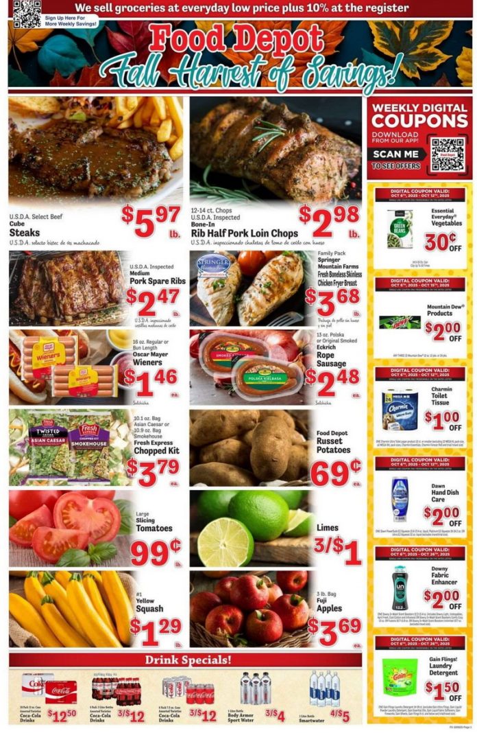 Food Depot Weekly Ad Oct 06 – Oct 12, 2025
