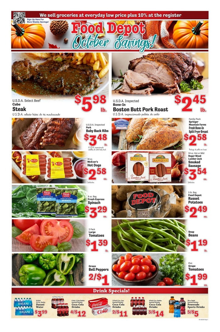 Food Depot Weekly Ad Oct 13 – Oct 19, 2025
