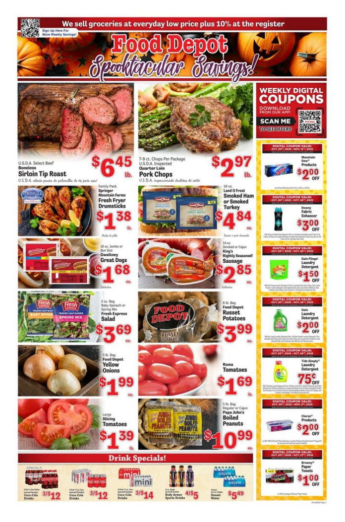 Food Depot Weekly Ad Oct 20 – Oct 26, 2025
