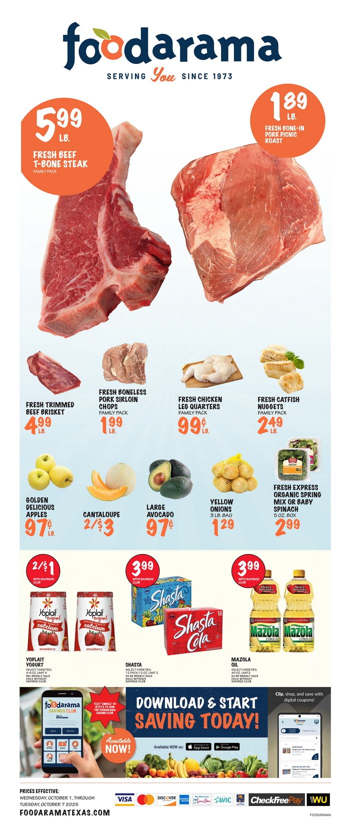 Foodarama Weekly Ad Oct 01 – Oct 07, 2025