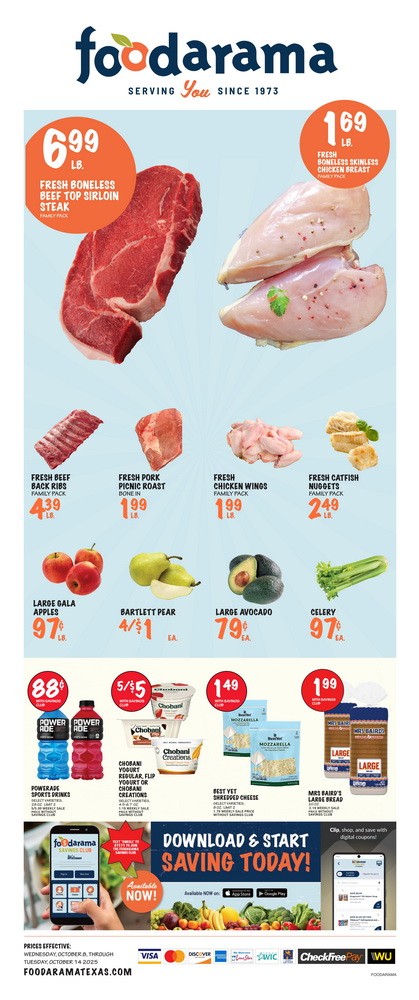 Foodarama Weekly Ad Oct 08 – Oct 14, 2025