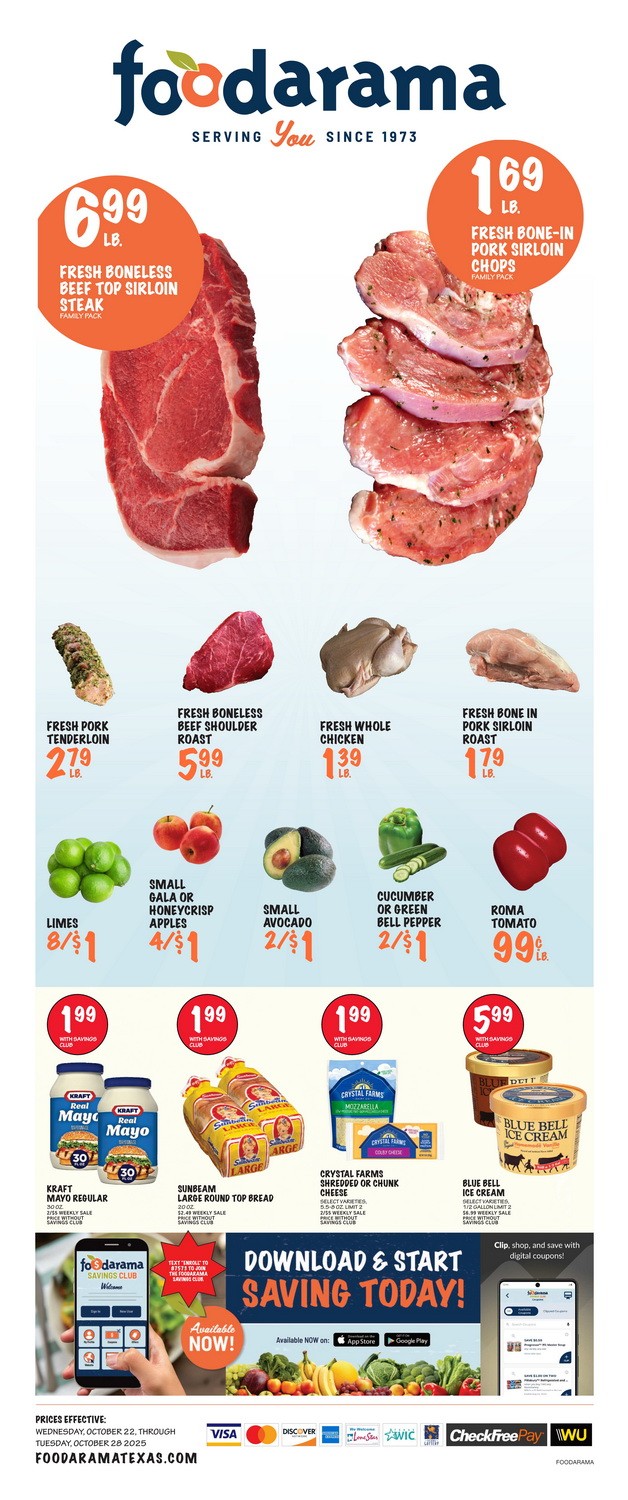 Foodarama Weekly Ad Oct 22 – Oct 28, 2025