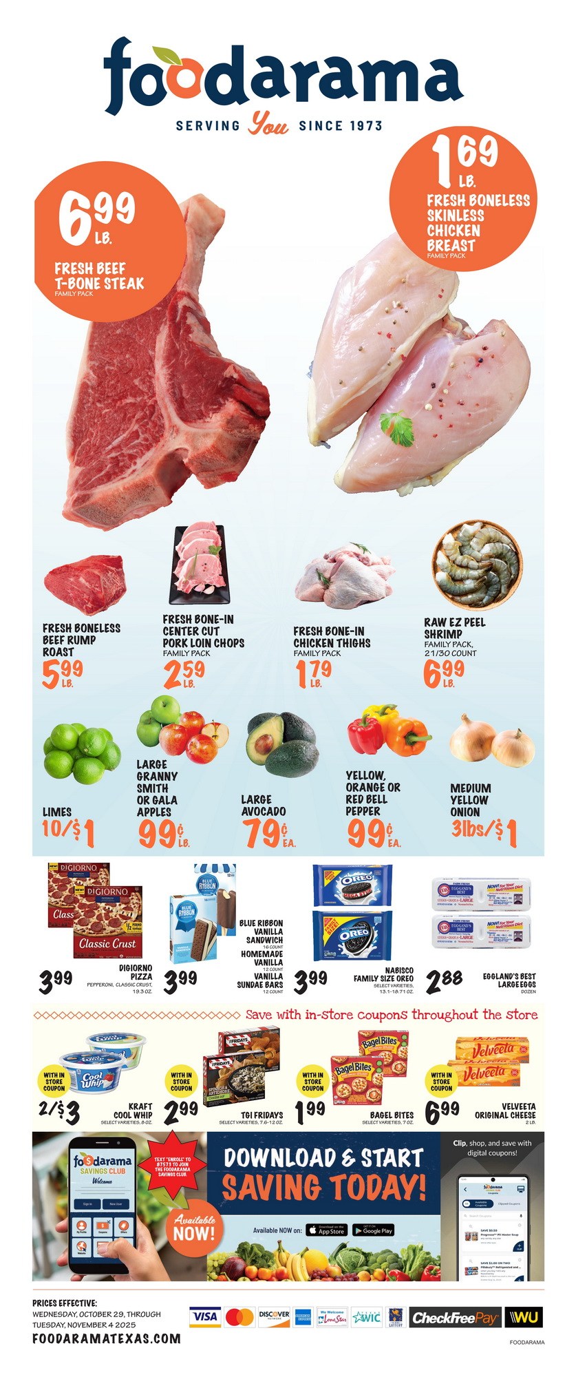 Foodarama Weekly Ad Oct 29 – Nov 04, 2025