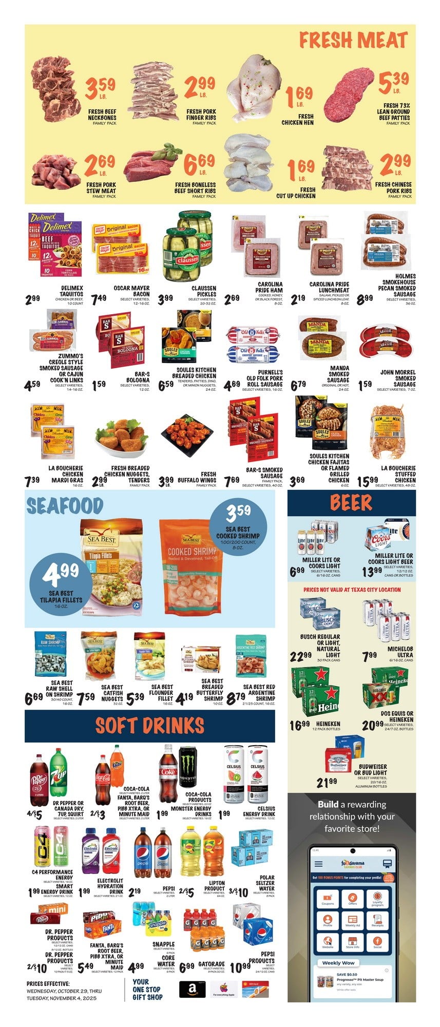 Foodarama Weekly Ad Oct 29 – Nov 04, 2025