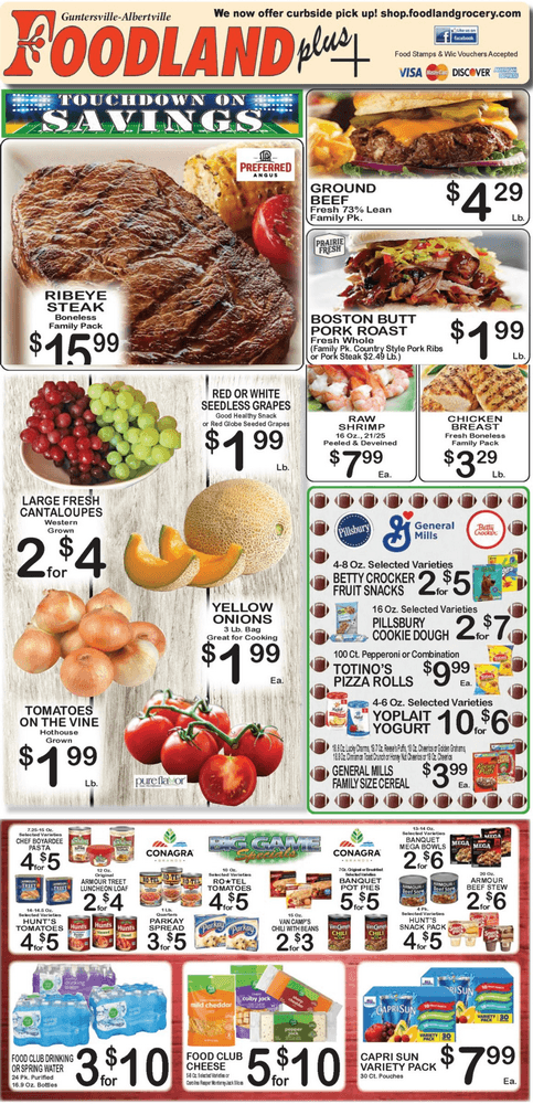 Foodland(US) Weekly Ad Oct 07 – Oct 13, 2025