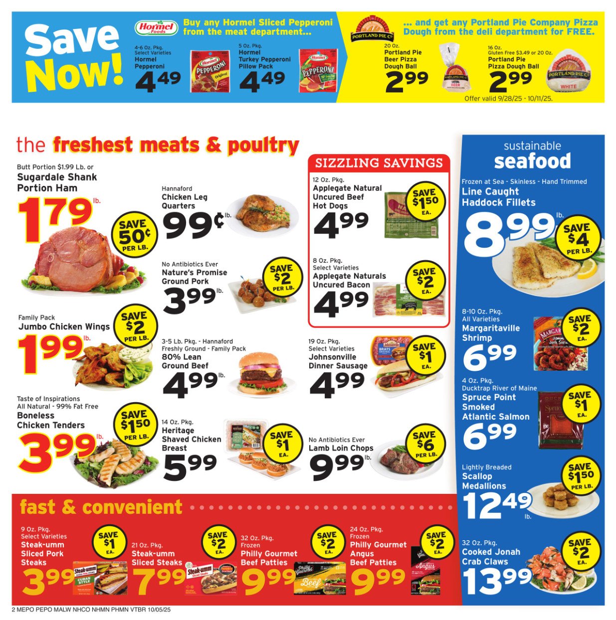 Hannaford Weekly Ad Oct 05 – Oct 11, 2025