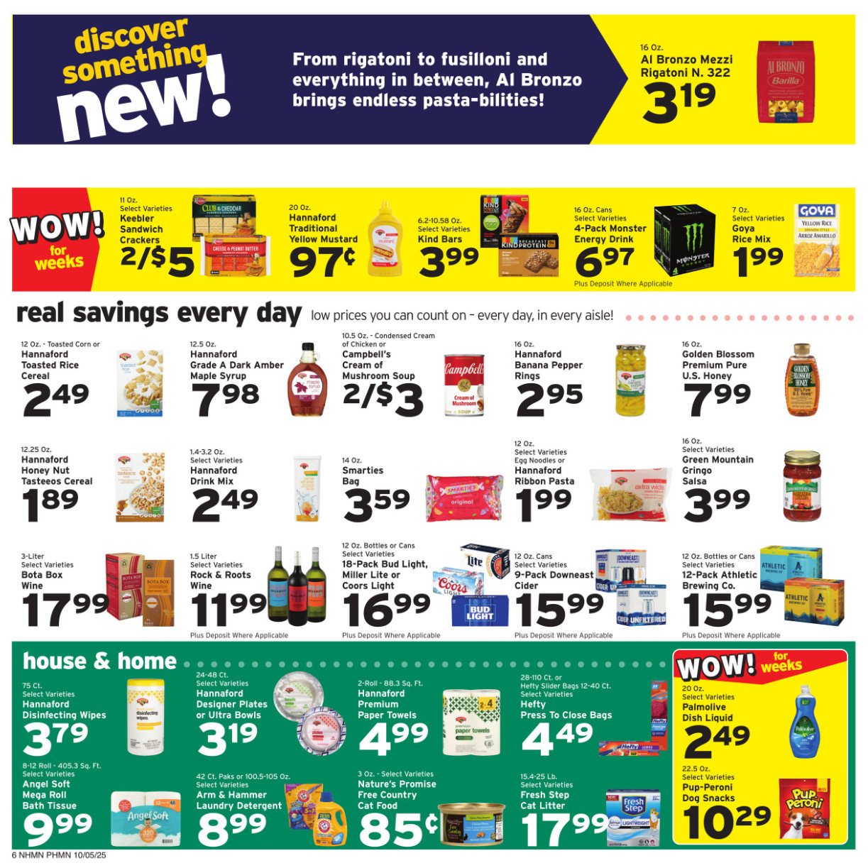 Hannaford Weekly Ad Oct 05 – Oct 11, 2025