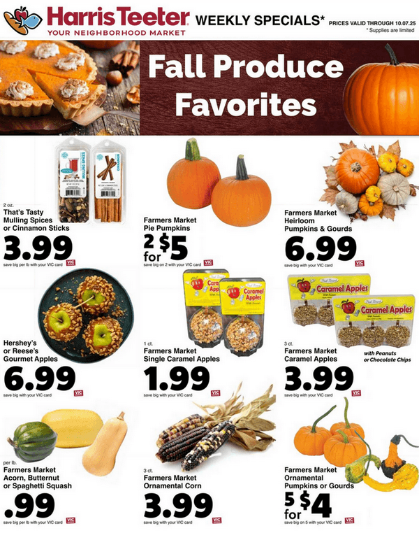 Harris Teeter Weekly Ad Oct 01 – Oct 07, 2025 (Halloween Promotion ...