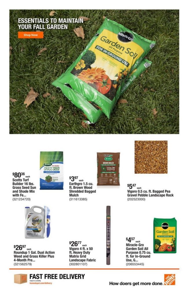Home Depot Weekly Ad Oct 16 – Oct 23, 2025
