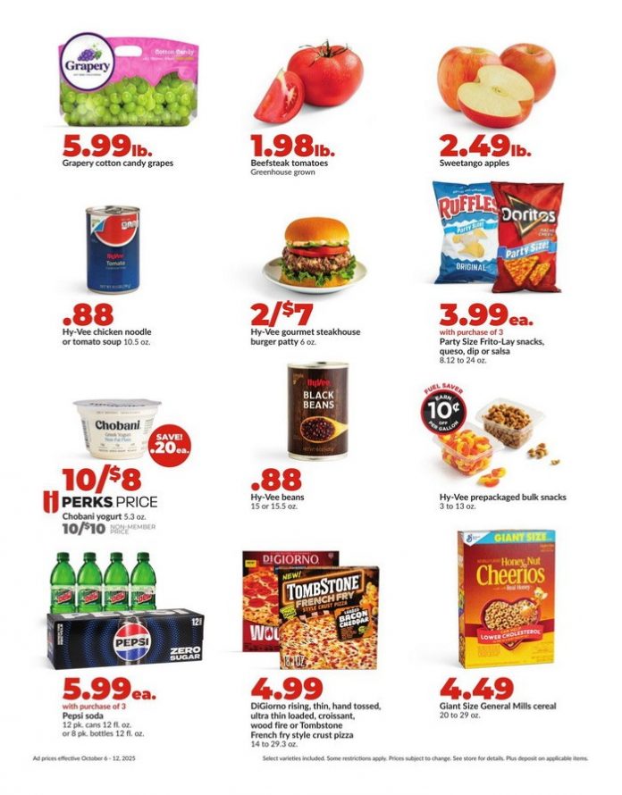 Hy-Vee Weekly Ad Oct 06 – Oct 12, 2025