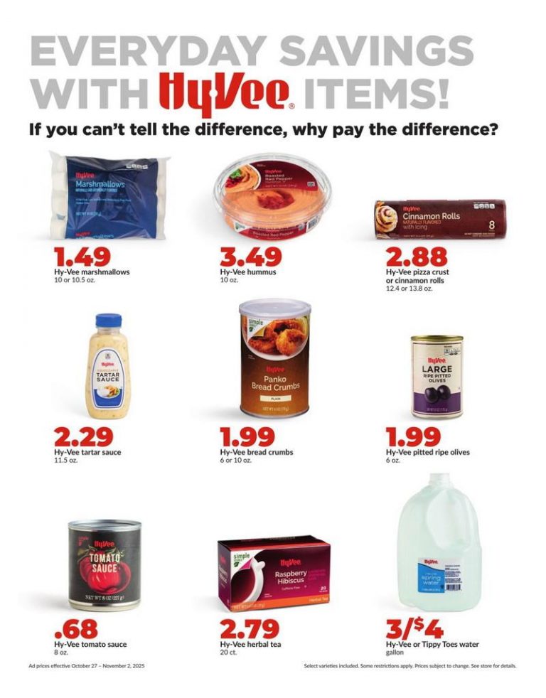 Hy-Vee Weekly Ad Oct 27 – Nov 02, 2025 (Halloween Promotion Included)