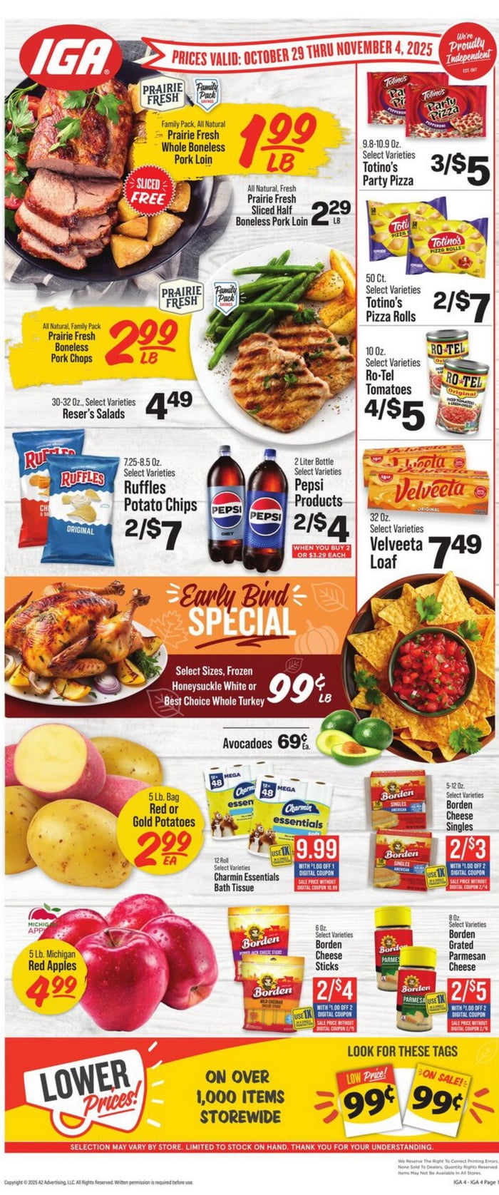 IGA Weekly Ad Oct 29 – Nov 04, 2025