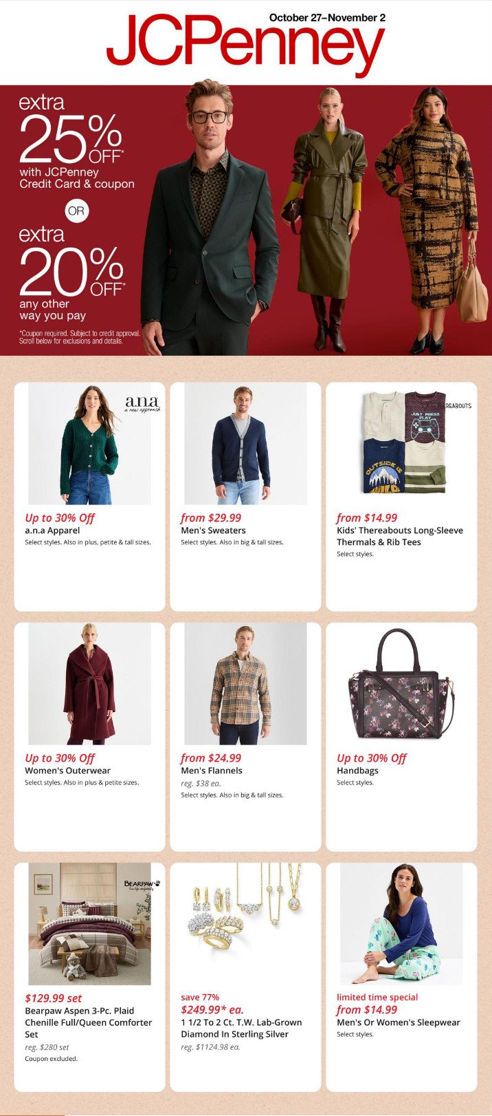 JCPenney Store Ad Oct 27 – Nov 02, 2025