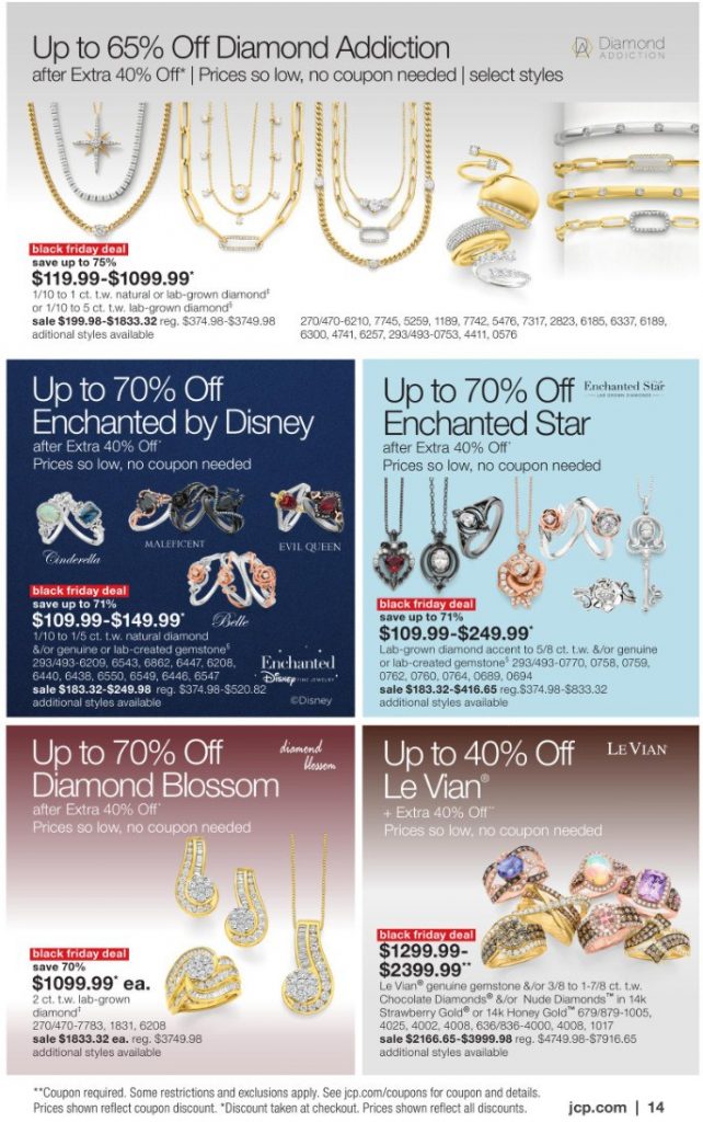 JCPenney Black Friday Early Access Jewelry Deals Oct 27 – Nov 13, 2025