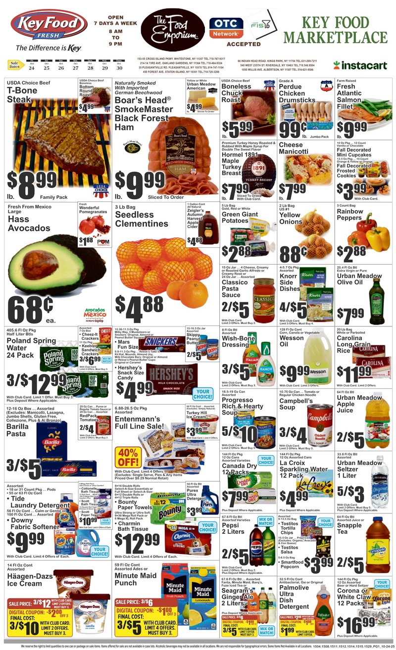 Key Food Weekly Ad Oct 24 – Oct 30, 2025