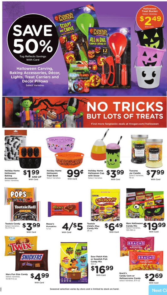 Kroger Weekly Ad Oct 22 – Oct 28, 2025 (Halloween Promotion Included)