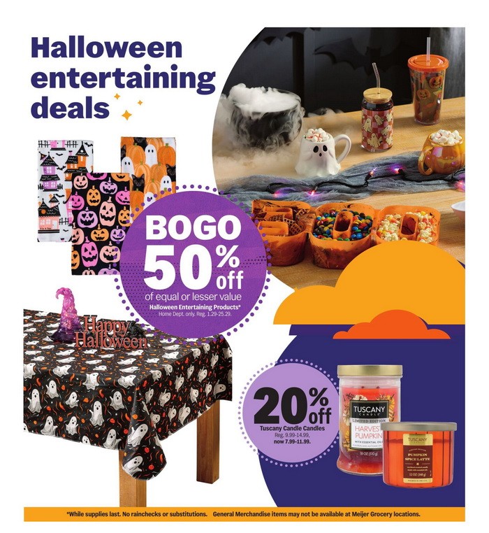 Meijer Halloween Ad Oct 01 – Oct 07, 2025