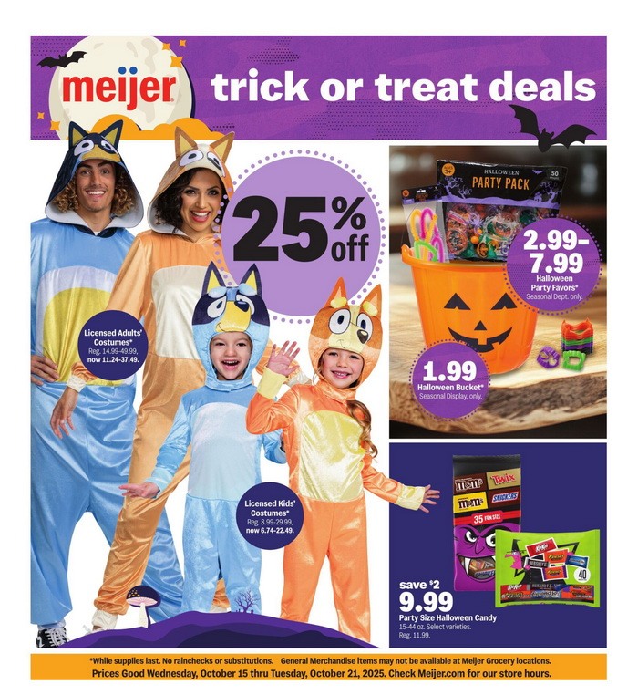 Meijer Halloween Ad Oct 15 – Oct 21, 2025