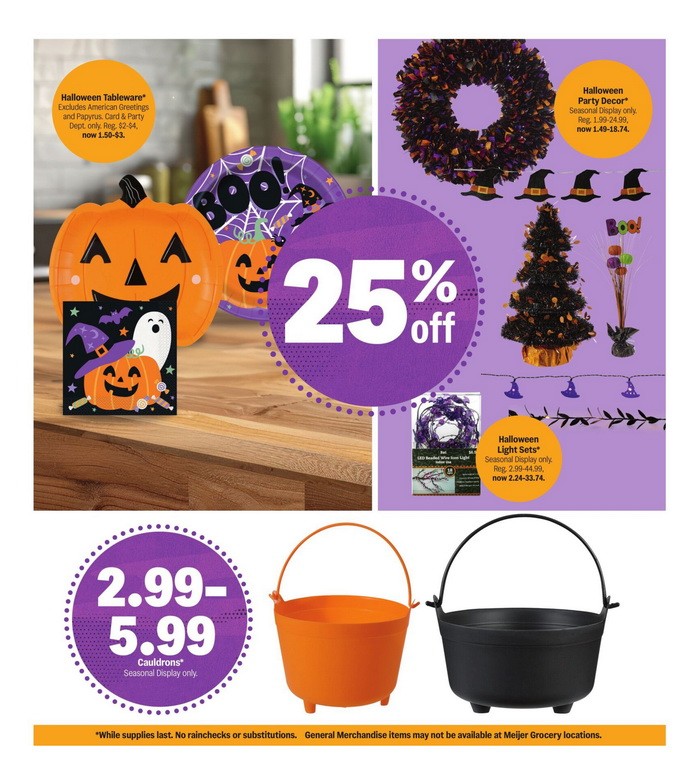 Meijer Halloween Ad Oct 15 – Oct 21, 2025