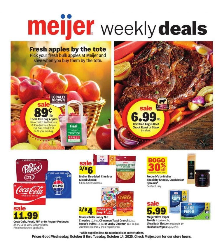 Meijer Weekly Ad Oct 08 – Oct 14, 2025