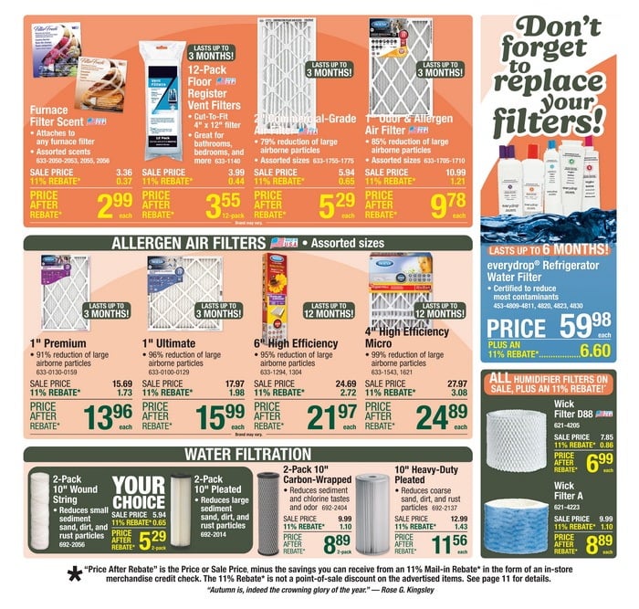 Menards Weekly Ad Oct 09 – Oct 19, 2025