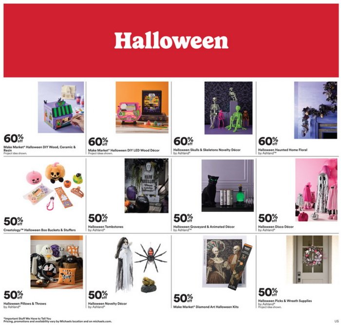 Michaels Weekly Ad Oct 26 – Nov 01, 2025 (Halloween Promotion Included)