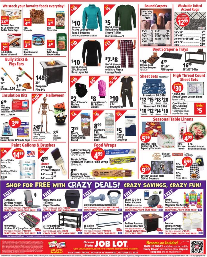 Ocean State Job Lot Weekly Ad Oct 16 – Oct 22, 2025 (Halloween ...