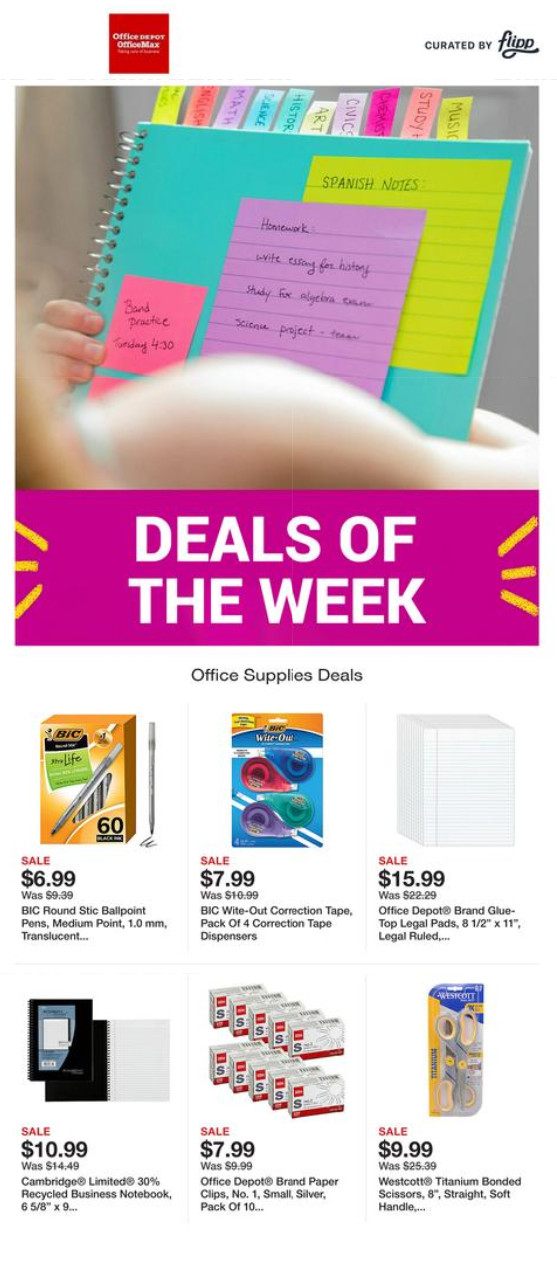 Office Depot Weekly Ad Oct 20 – Oct 26, 2025