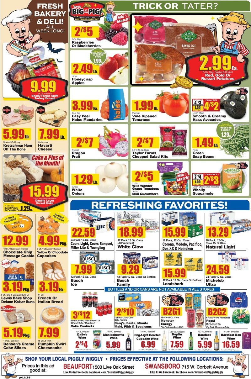 Piggly Wiggly Weekly Ad Oct 29 – Nov 04, 2025 (Halloween Promotion ...
