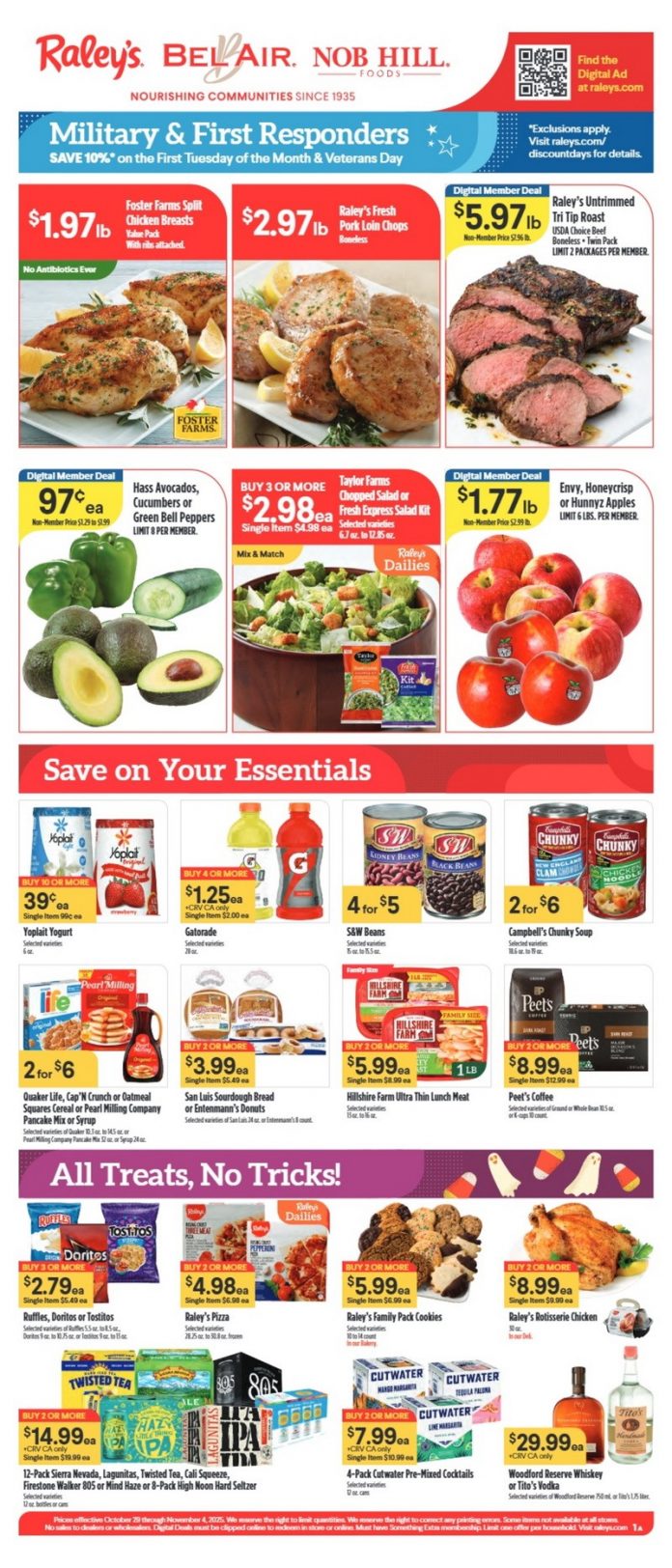 Raley's Supermarkets Weekly Ad Oct 29 – Nov 04, 2025 (Halloween ...