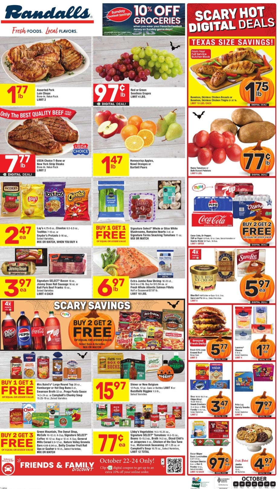 Randalls Weekly Ad Oct 22 – Oct 28, 2025