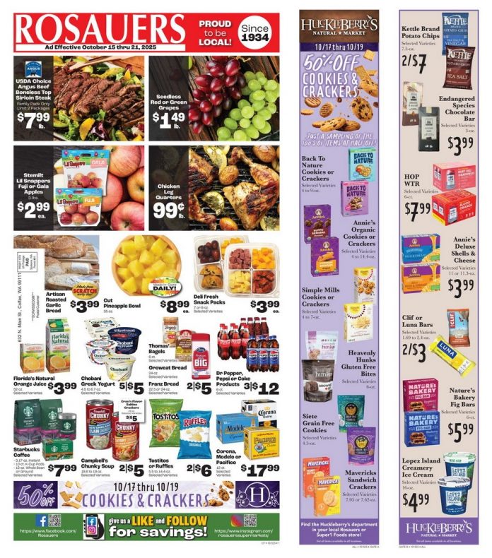 Rosauers Weekly Ad Oct 15 – Oct 21, 2025
