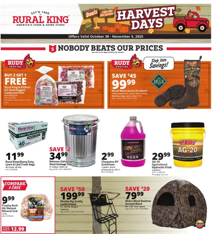 Rural King Weekly Ad Oct 30 – Nov 05, 2025