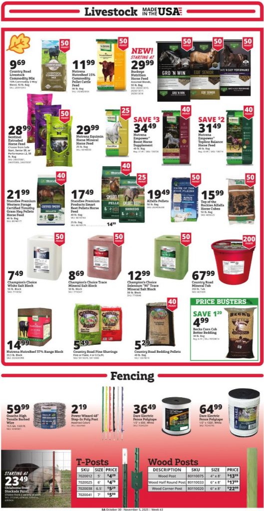 Rural King Weekly Ad Oct 30 – Nov 05, 2025