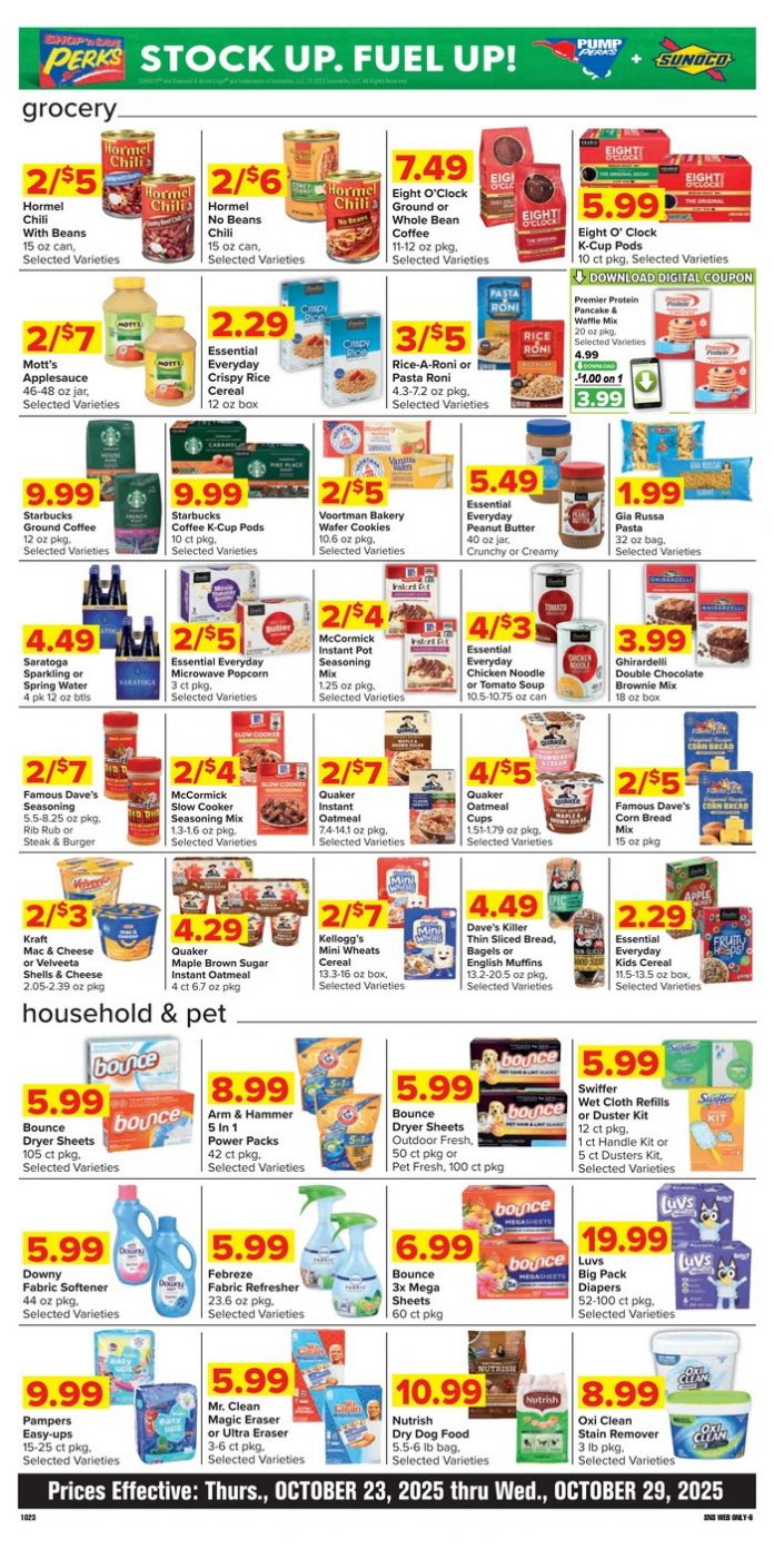 SHOP 'n SAVE Weekly Ad Oct 23 – Oct 29, 2025 (Halloween Promotion Included)