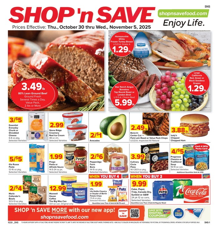 SHOP 'n SAVE Weekly Ad Oct 30 – Nov 05, 2025