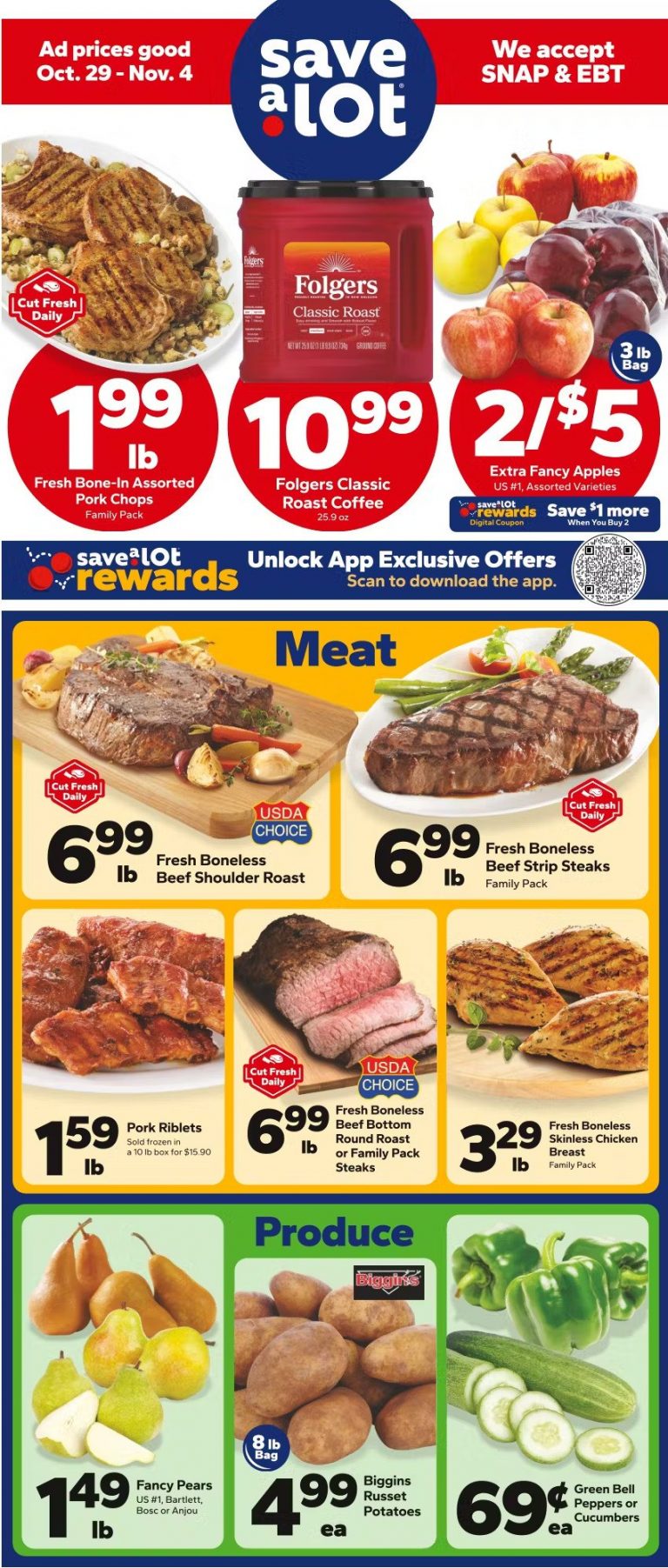 Save A Lot Weekly Ad Oct 29 – Nov 04, 2025