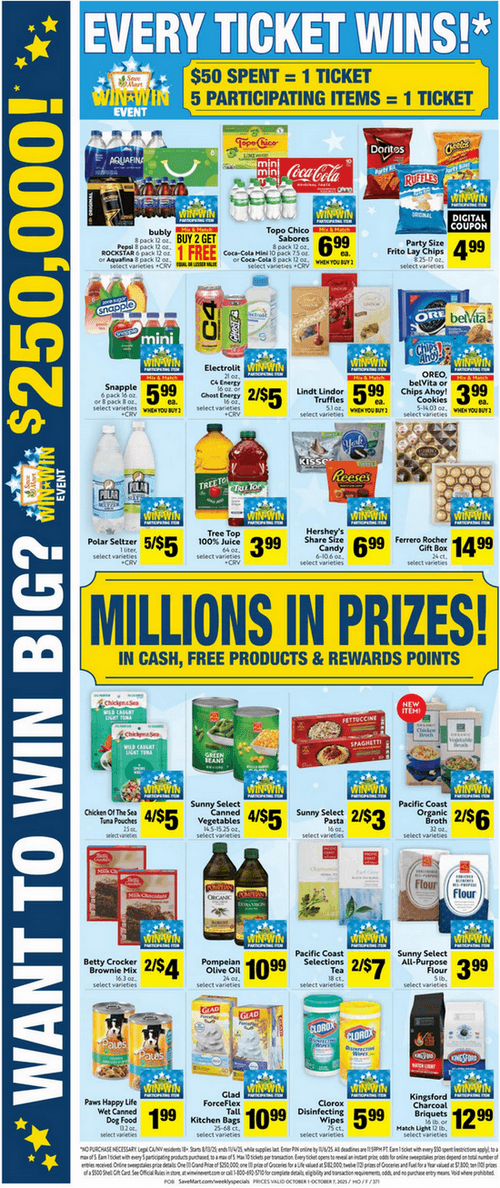 Save Mart Supermarkets Weekly Ad Oct 01 – Oct 07, 2025