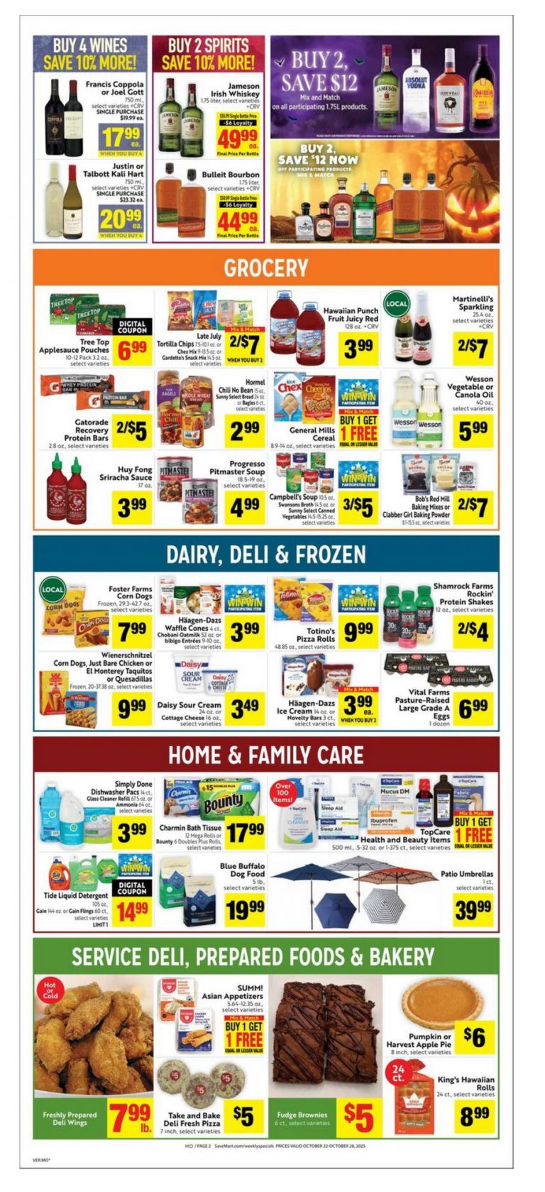 Save Mart Supermarkets Weekly Ad Oct 22 – Oct 28, 2025