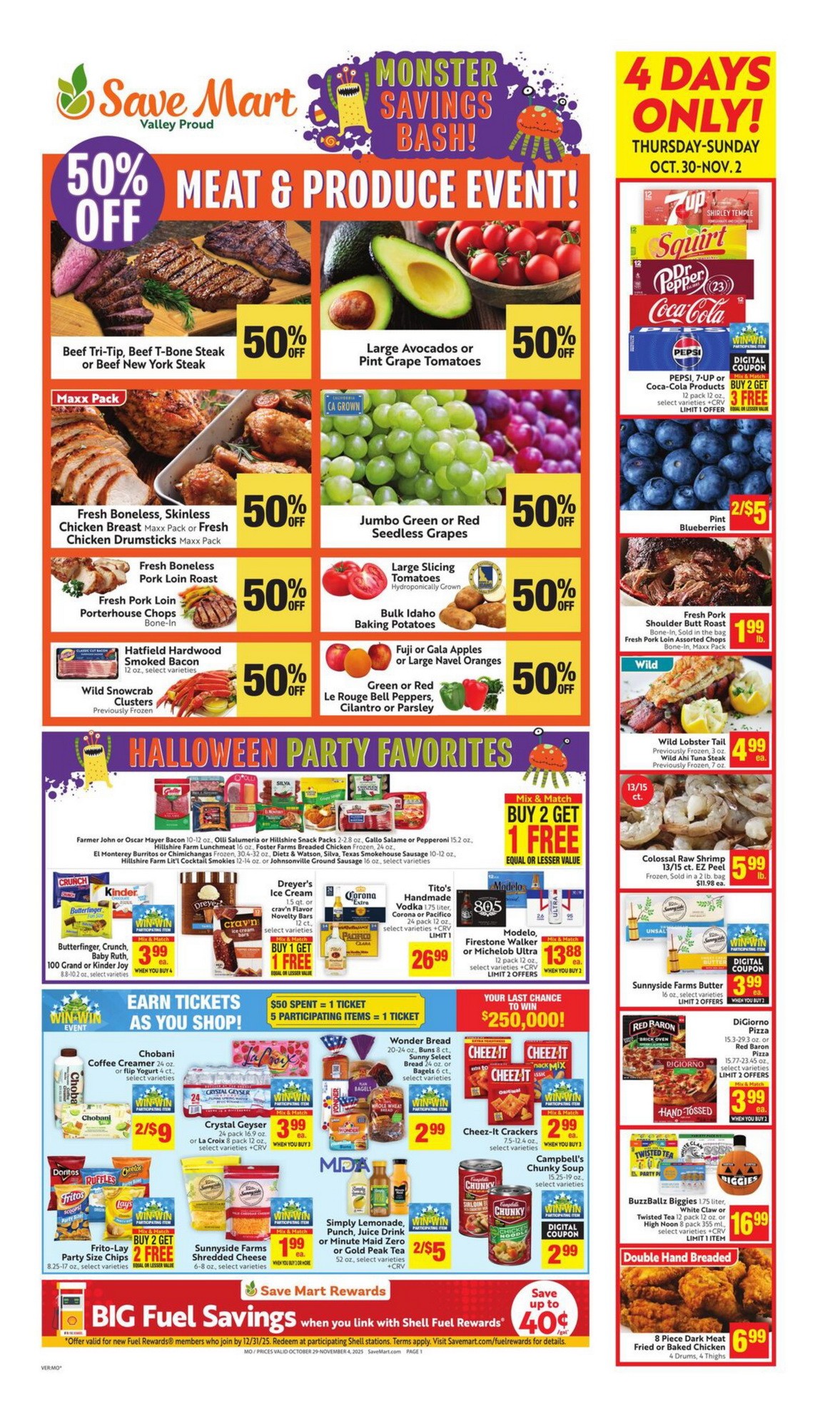 Save Mart Supermarkets Weekly Ad Oct 29 – Nov 04, 2025