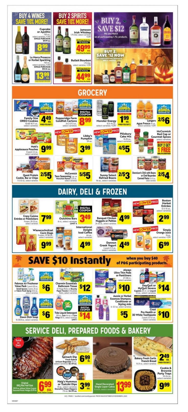 Save Mart Supermarkets Weekly Ad Oct 29 – Nov 04, 2025